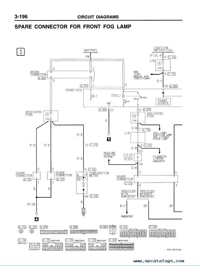 Mitsubishi Pajero Wiring Diagrams Pdf Wiring Diagram