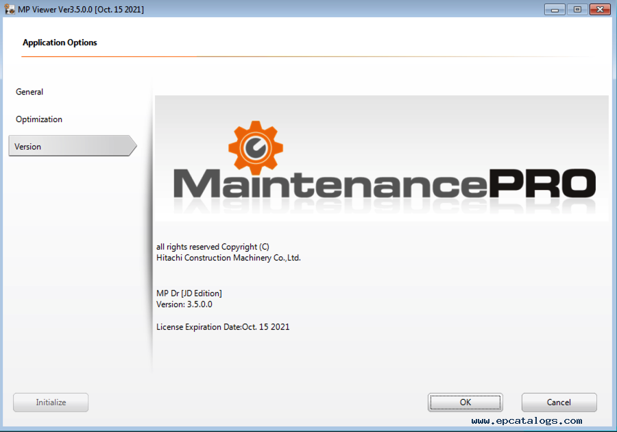 Hitachi Construction MaintenancePRO MPDr v4.0 Diagnostic software