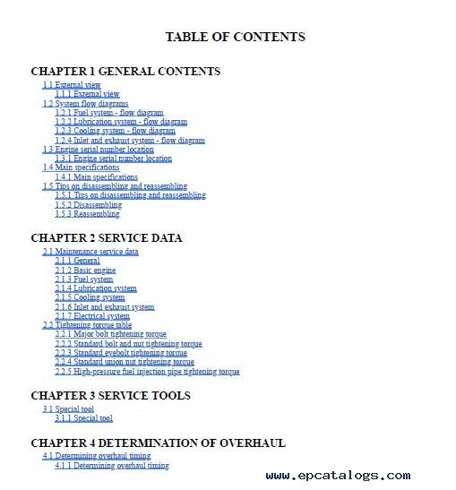 Download Cat Lift Trucks S4S Diesel Engine Service Manual