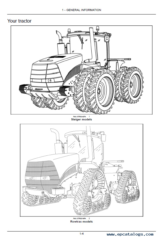 Case Tractor Drawing