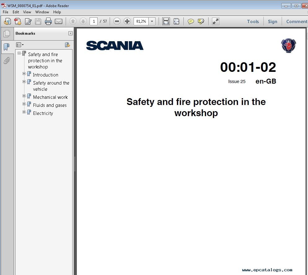 Scania Multi (1710) 2018 Parts and Service Information