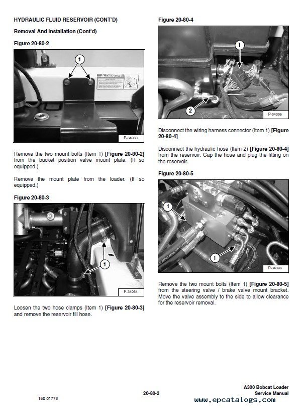Bobcat A300 Turbo Skid Steer Loader Service Manual
