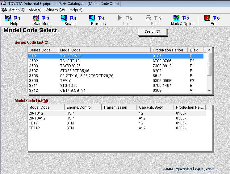 Toyota Industrial Equipment v1.96 Spare Parts Catalog Download Toyota Industrial Equipment v1.96 Spare Parts Catalog Download