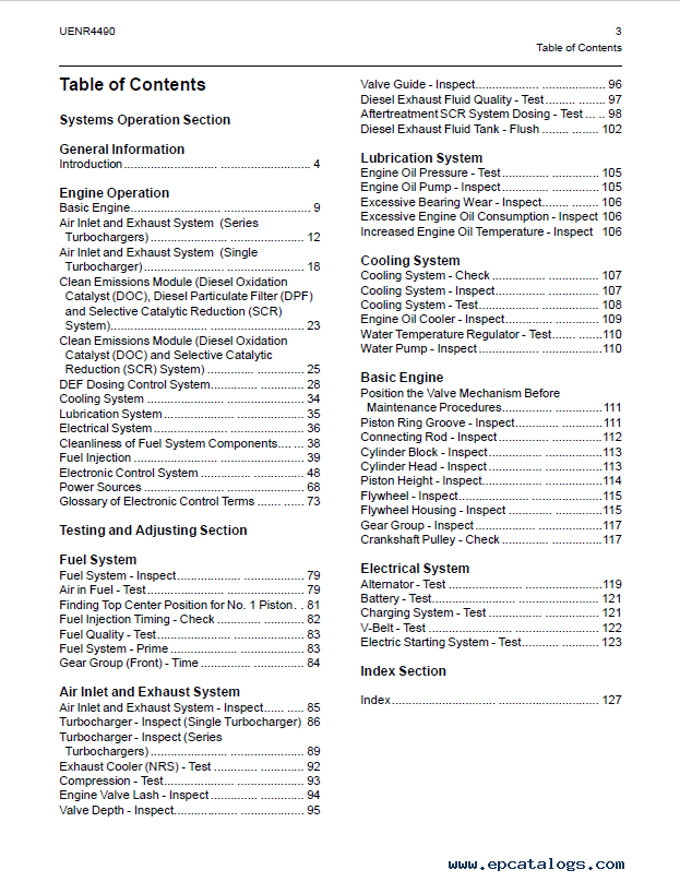 Download Perkins Engines 1204F Testing And Adjusting PDF