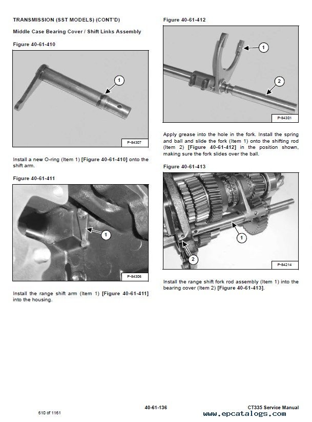 Bobcat CT335 Compact Tractor Service Manual PDF