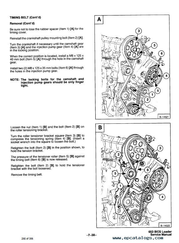 Bobcat 653 Skid Steer Loader Service Manual PDF