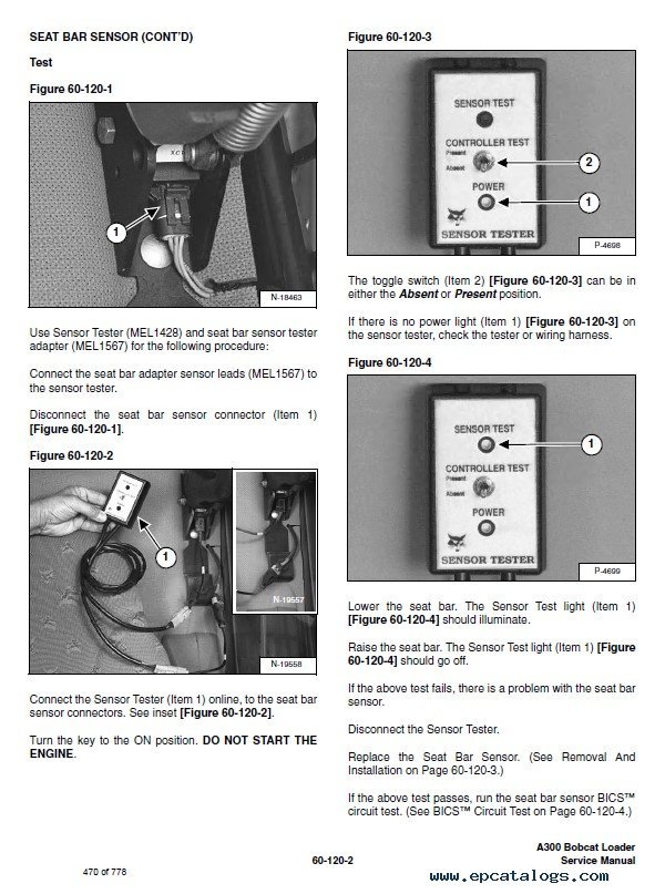 Bobcat A300 Turbo Skid Steer Loader Service Manual