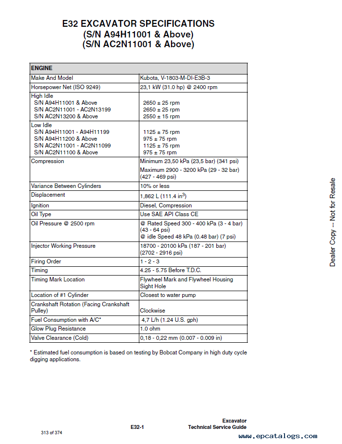 Bobcat Technical Service Guide PDF Download