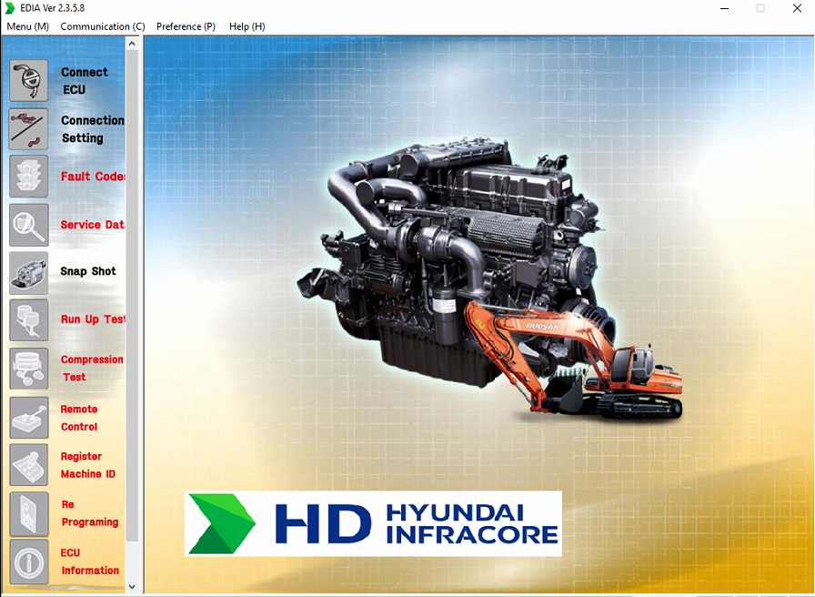 Doosan E-Doctor Engine Diagnostic Software v2.3.5.8
