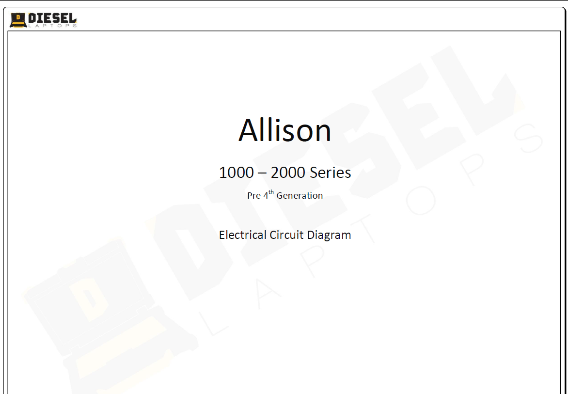 Allison 1000 Tcm Wiring Diagram Pdf