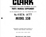 TCM Clark Equipment 55B Parts Manual