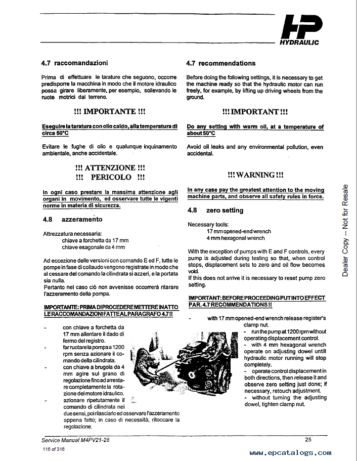 Bobcat EF1/D, EF100/200/250/400/500, EF2/5, SSK, EF4/SP