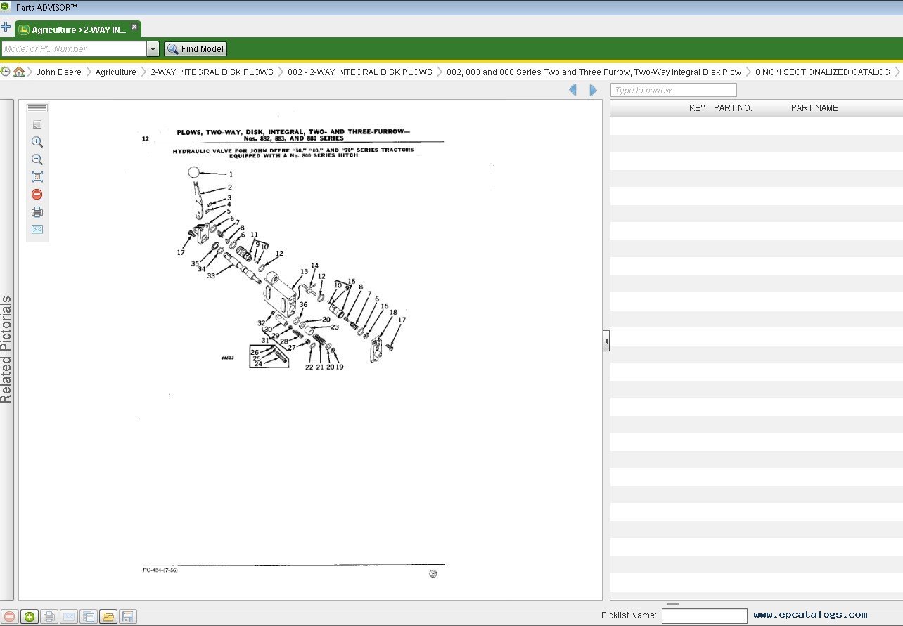 John Deere Parts ADVISOR 2018